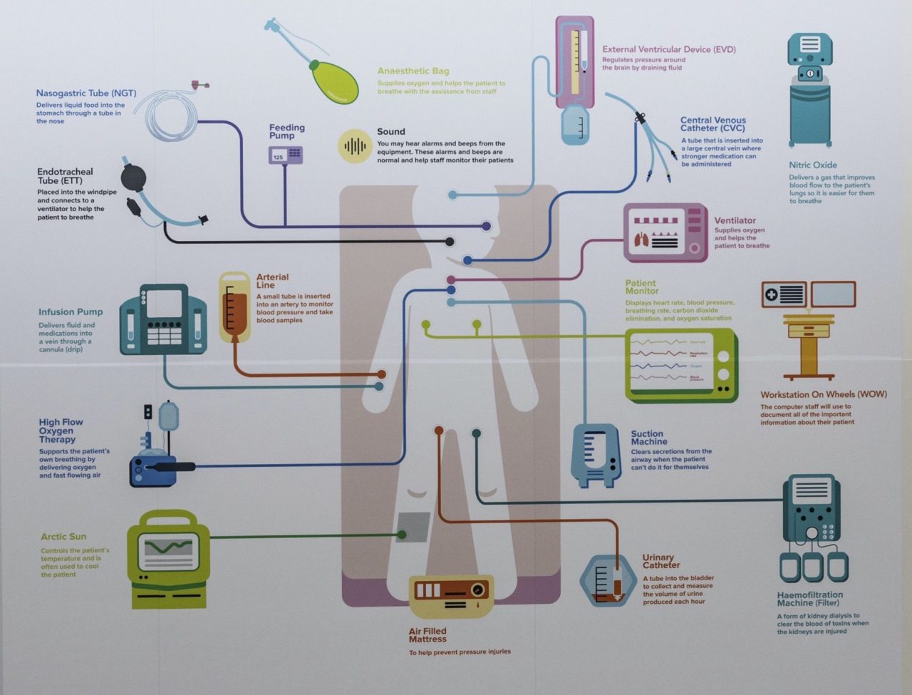 Mural to enhance communication between families and hospital staff ...